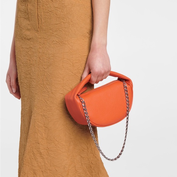 BY FAR | Bags | By Far Baby Cush Orange Bag | Poshmark